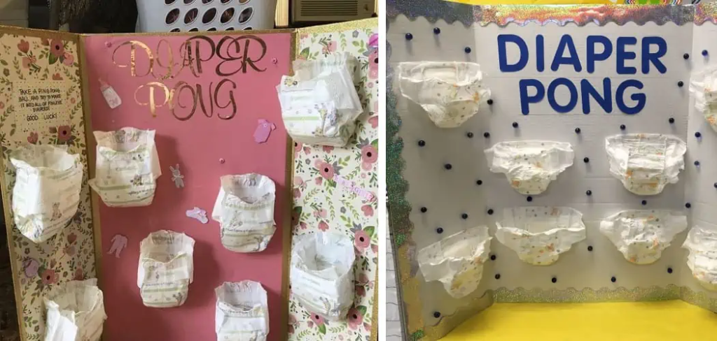 How to Play Diaper Pong weiyi paper